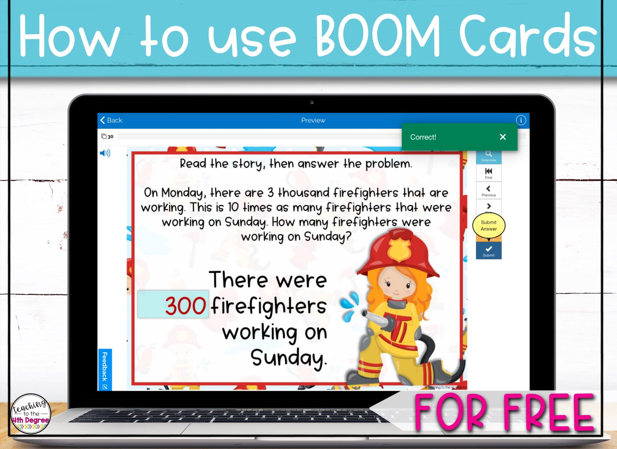 Teaching to the 4th Degree : 4 Ways to Use Boom Cards for FREE in Your ...
