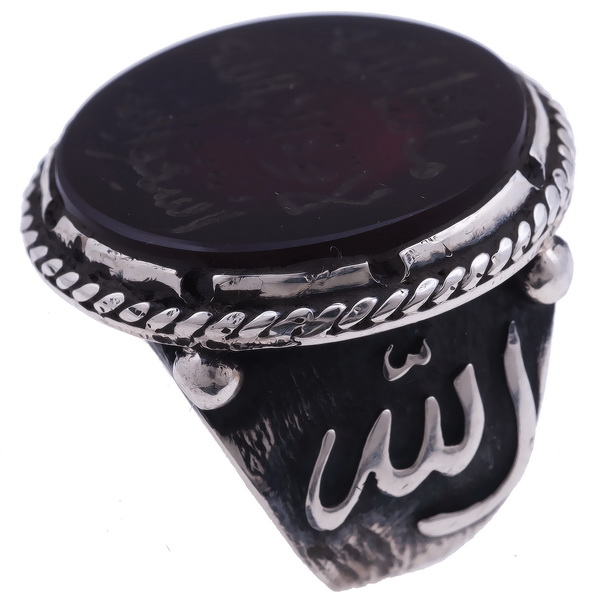 Genuine Gemstone Shia Rings Best Handmade Islamic Jewelry Agate ...
