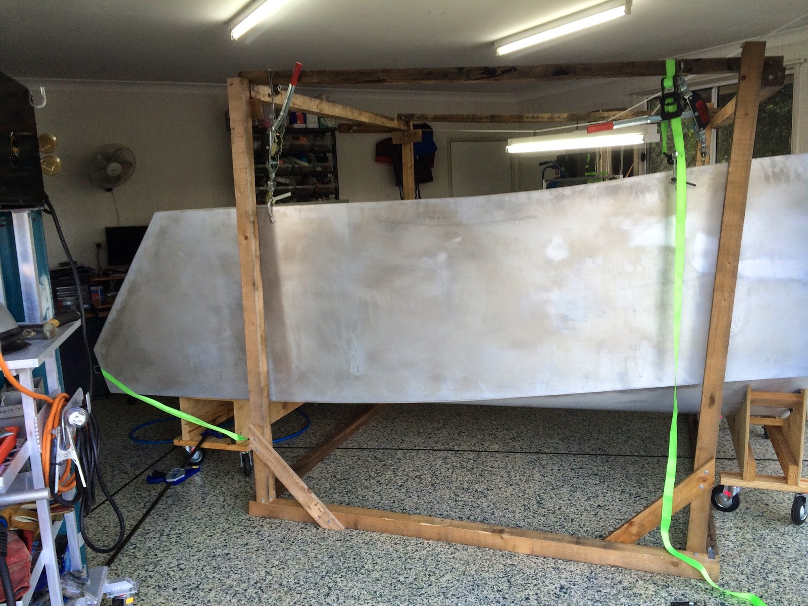 CNC Marine 5m (5.75 Overall) Plate Boat Build: Sides on. Anchor well ...