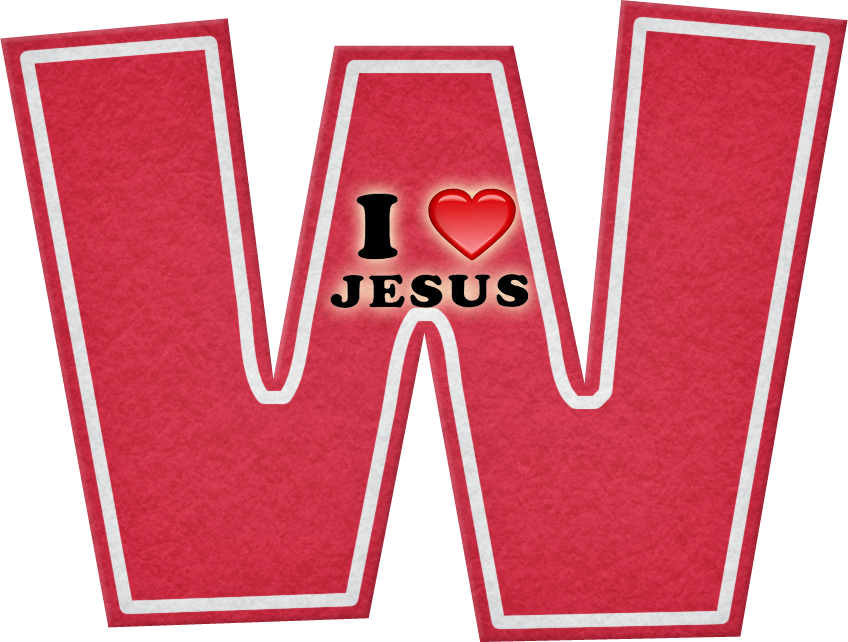 Sussurro De Amor Alfabeto Decorativo I Love Jesus Png