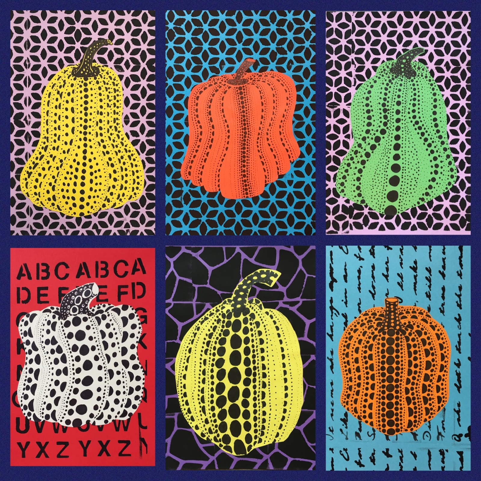 Art Room Britt: Kusama Dot Pumpkins