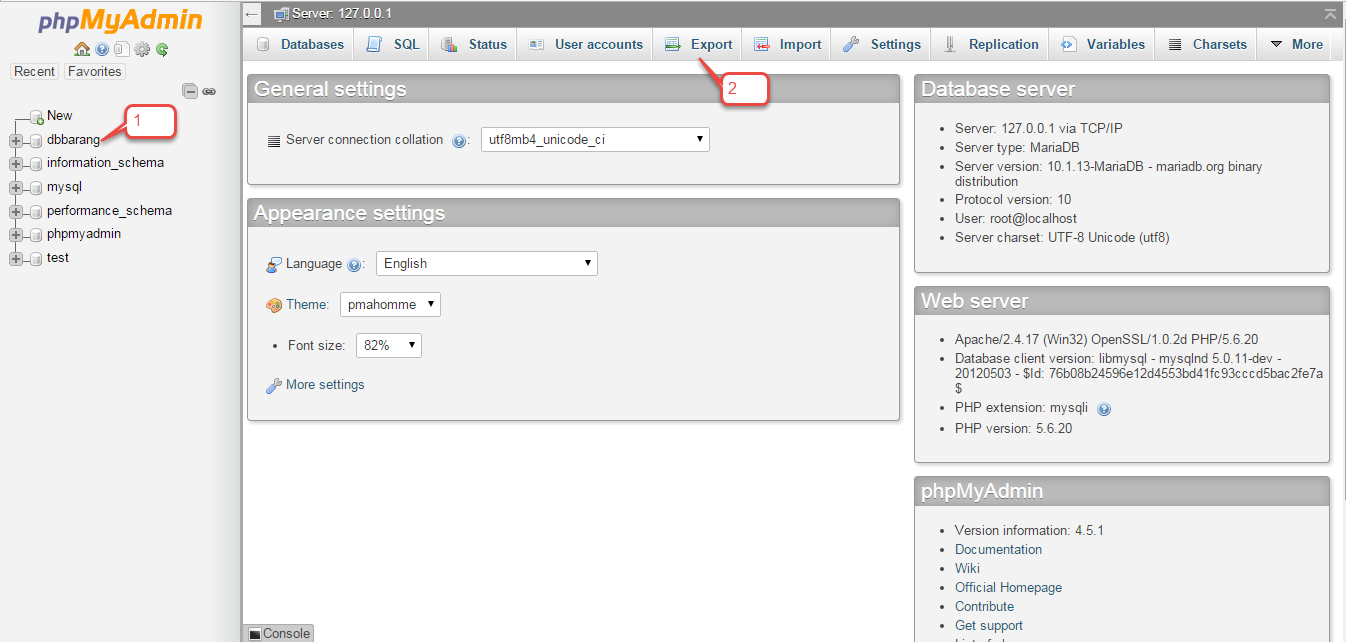 Cara Backup Atau Export Database Mysql Phpmyadmin Tips Seputar Sistem Informasi