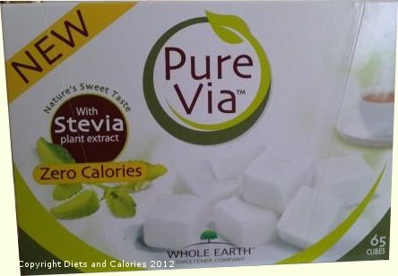 Diets and Calories: Pure Via Zero Calorie Sweeteners