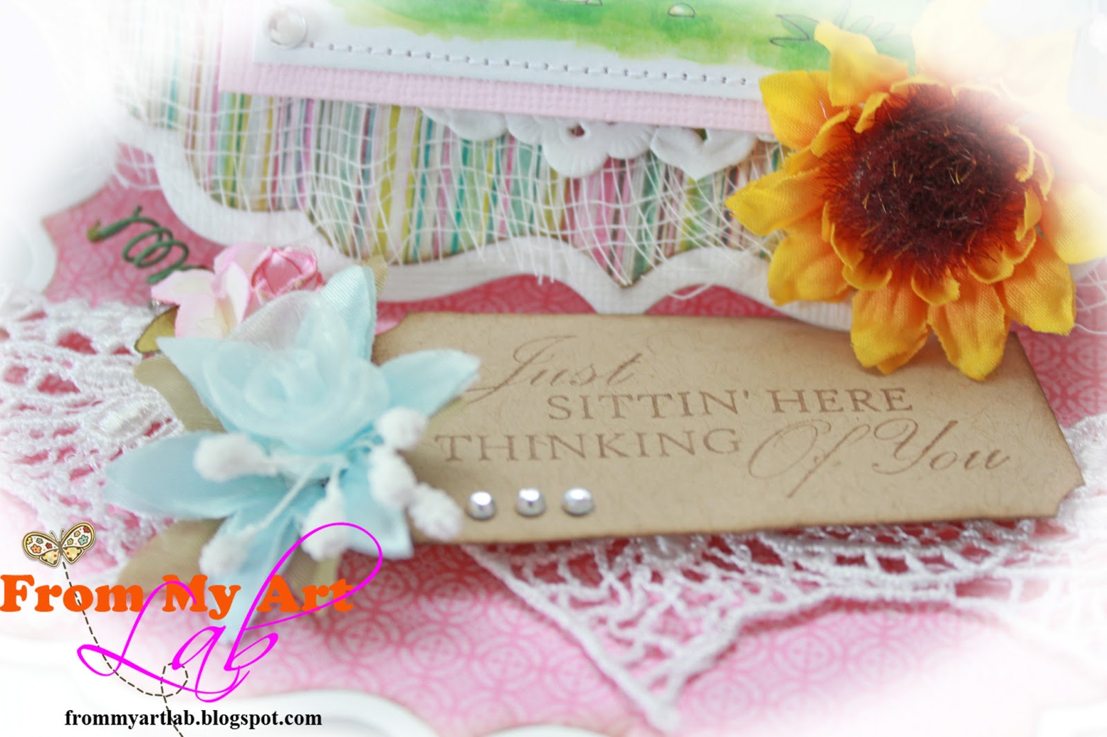 Tutorial: Making a Shaped Easel Card ~ From My Art Lab