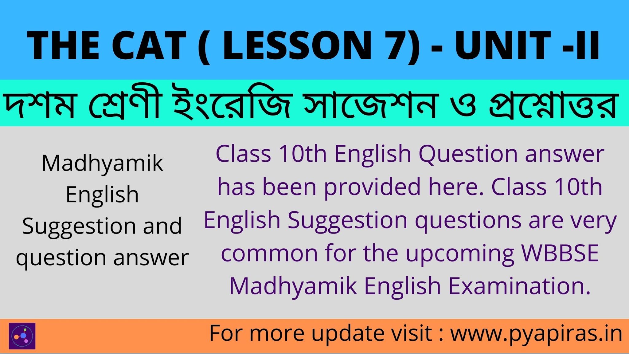 The Cat Class 10 Question Answer Unit 2 the-cat-class-10-question-answer-unit-2