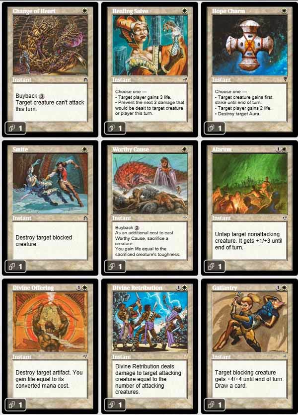 Magic the Gathering Adventures: Mirage Tempest White Non-creatures online