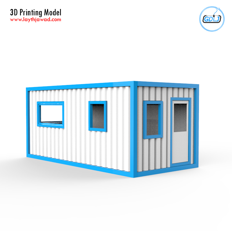 Container House 3D Printing Model | Layth Jawad