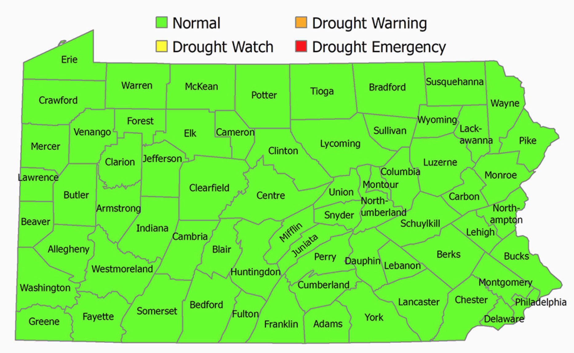 PA Environment Digest Blog: DEP Lifts Drought Advisories Statewide ...