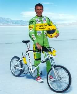 Enhanced Yell bicycle movement: 174.79 MPH Fred Rompelberg