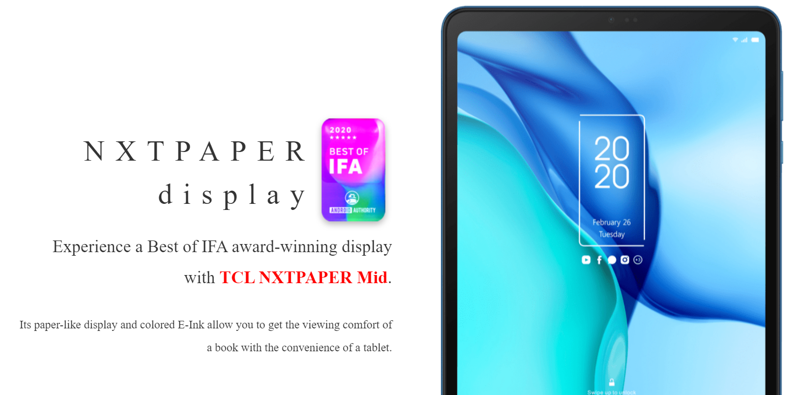 TCL NXTPAPER and TAB 10s Tablets Delivering Next-Level Technologies ...