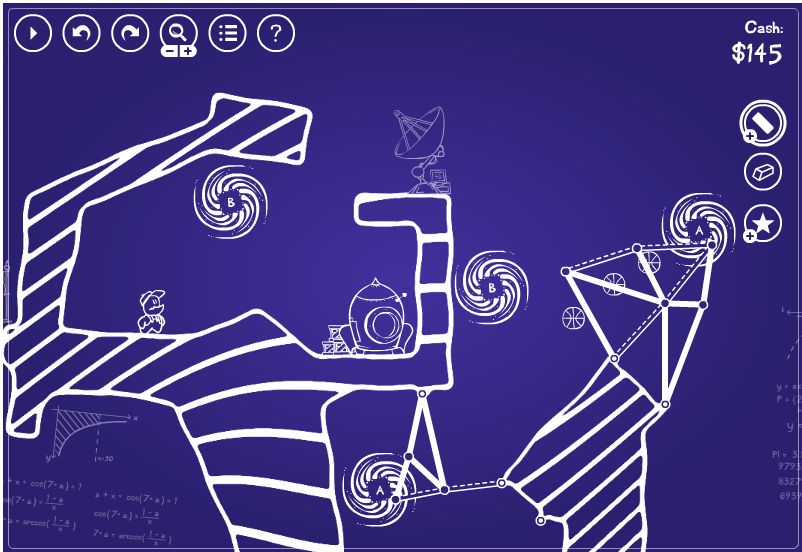 Game Walkthroughs (Oyun Çözümleri): Cargo Bridge 2 Walkthrough (The Moon)