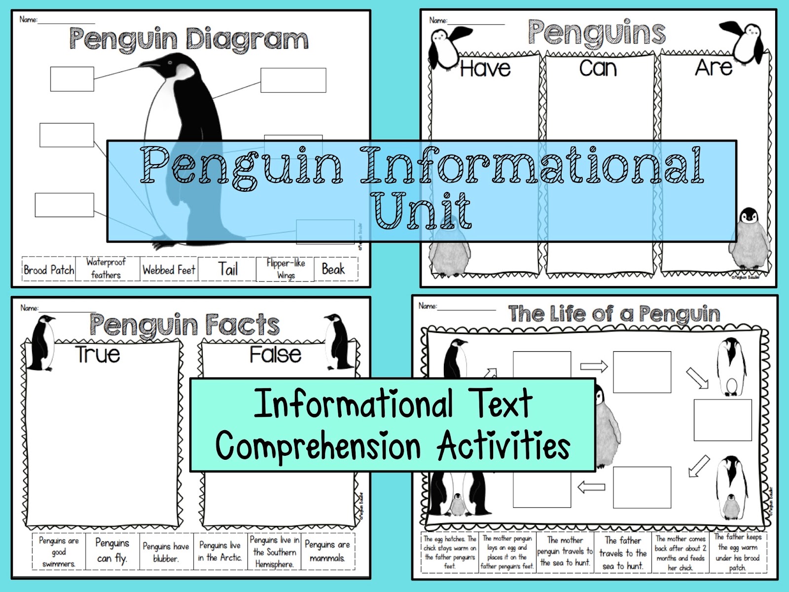 The Creative Colorful Classroom: Penguins Penguins Penguins!!