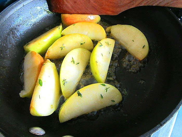 Fall Omelet: Apple, Cheddar, Honey & Thyme