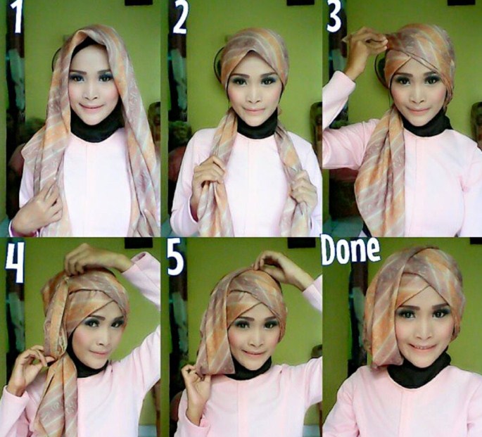 Contoh Tutorial Hijab Modern untuk Pesta Terbaru 2016 - Kumpulan Contoh ...