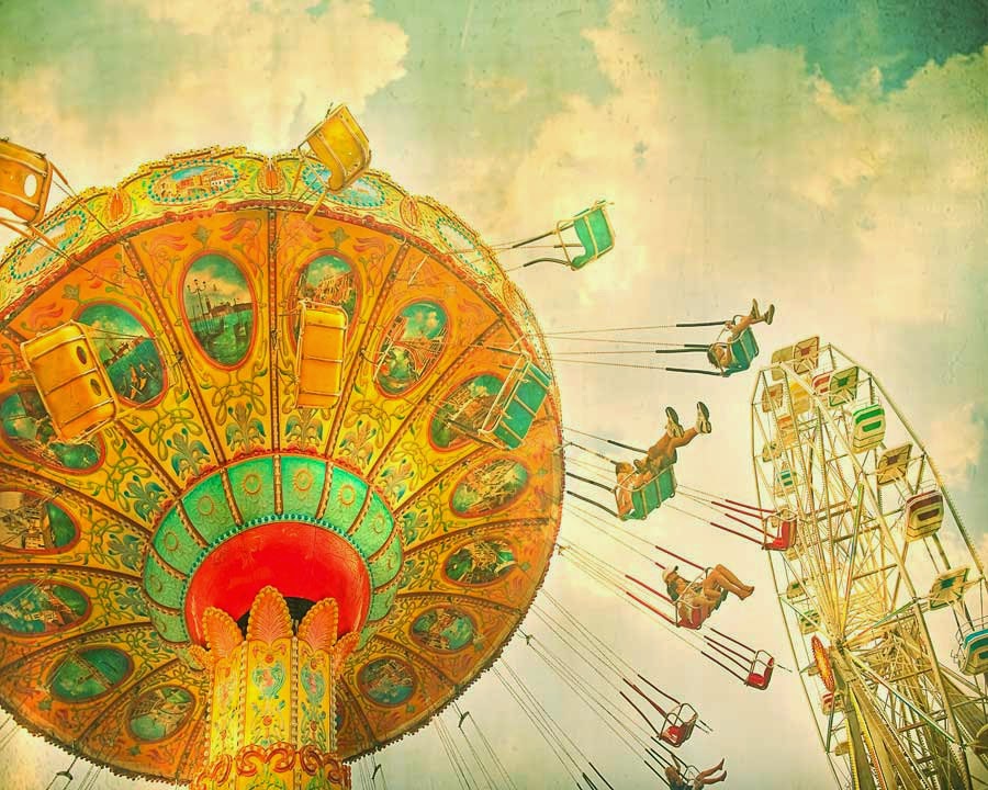 VINTAGE, EL GLAMOUR DE ANTAÑO: Arte y Carteles Feriales/Fun Fair Art +PNG