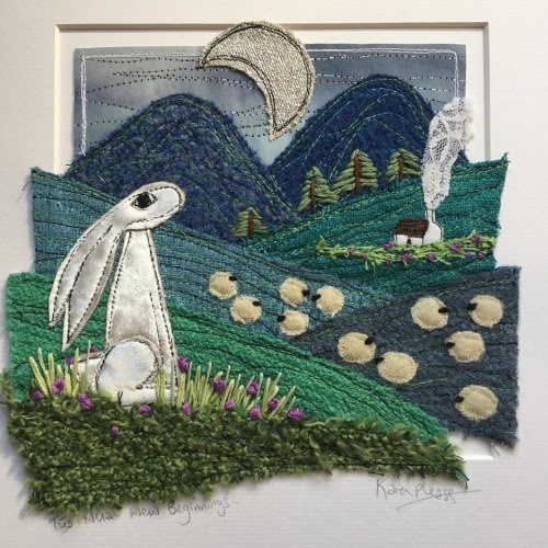 Content in a Cottage: Delightful Easter Textile Art 🐰