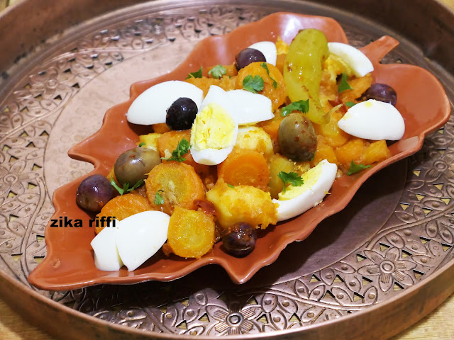 TORCHI SENNARYA W BATATA- ENTRÉES DE CAROTTES ET POMMES DE TERRE ...