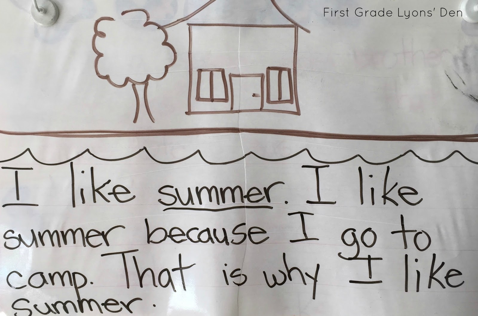 First Grade Lyons' Den: What's Your Favorite Season?