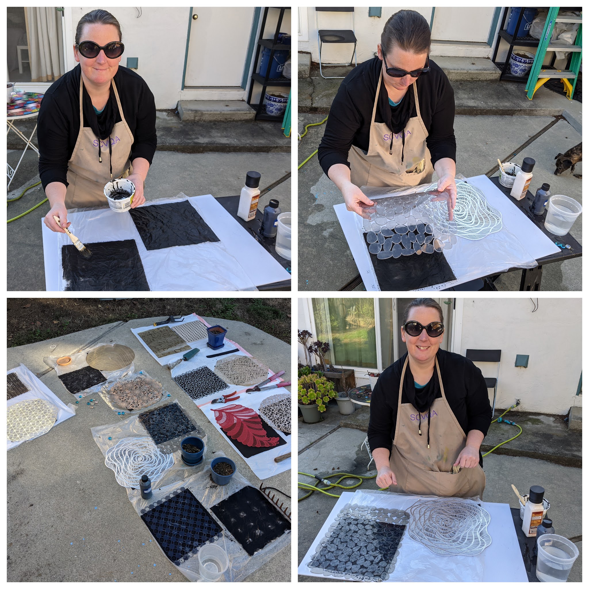 100 Days of Mark Making on Fabric: Week 1