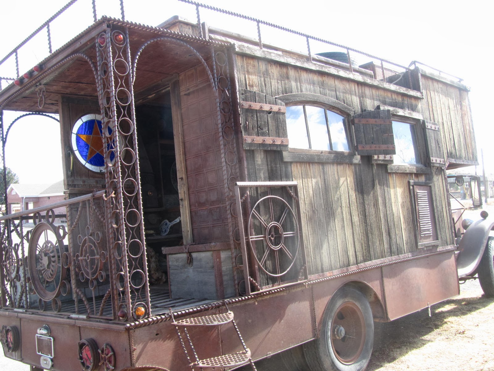 autoliterate: The Texas Gypsy truck. Alpine, Texas.