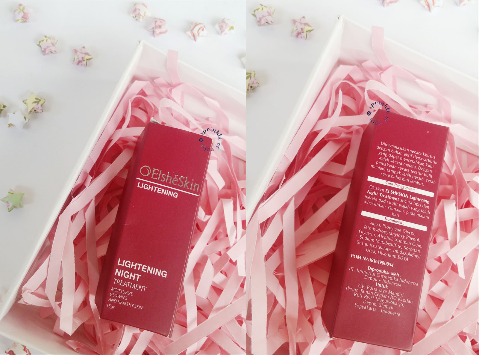 [REVIEW] First Impression & Review Produk ElsheSkin - Sprinkle of Rain