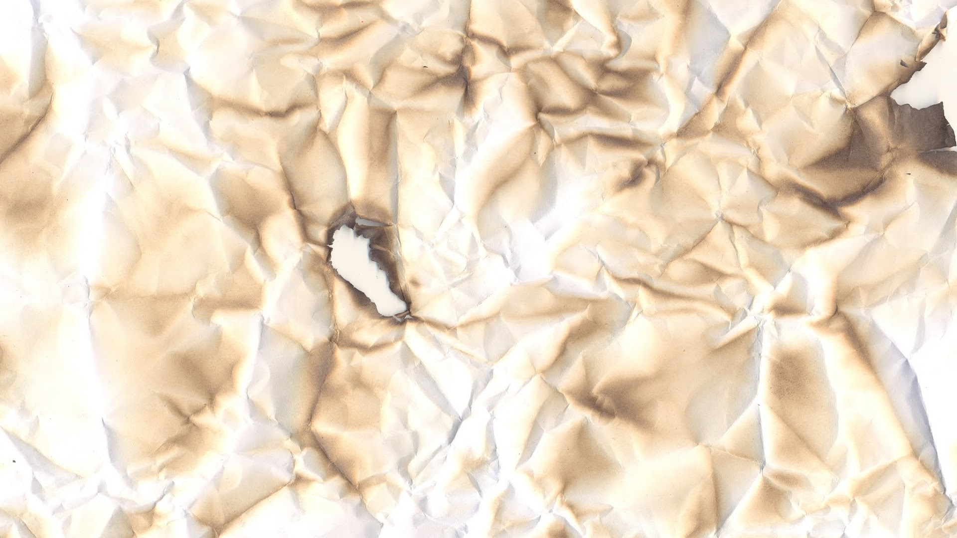 Burnt Paper Background Powerpoint