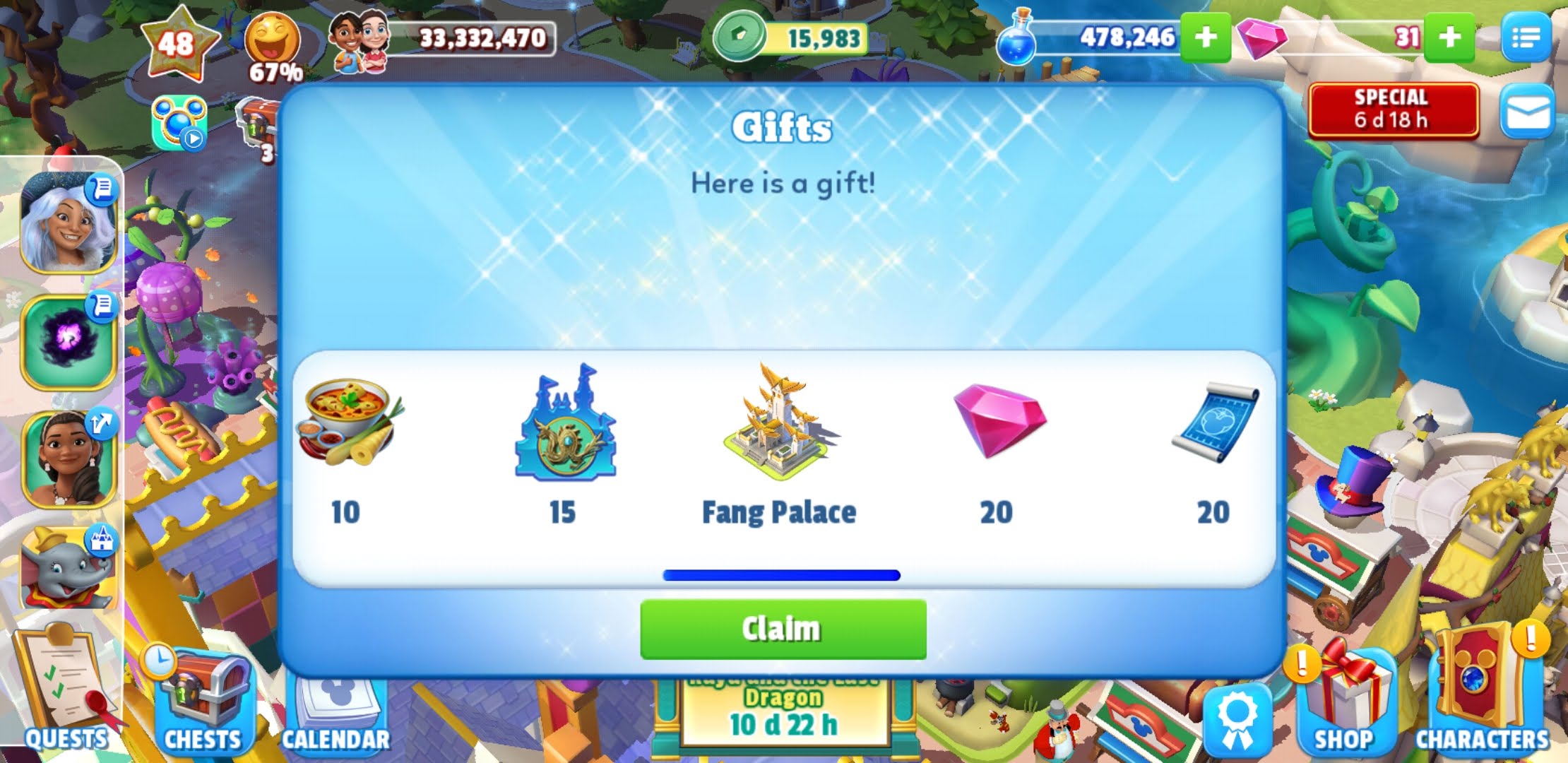 Raya and the Last Dragon Event Day 6: Built Fang Palace