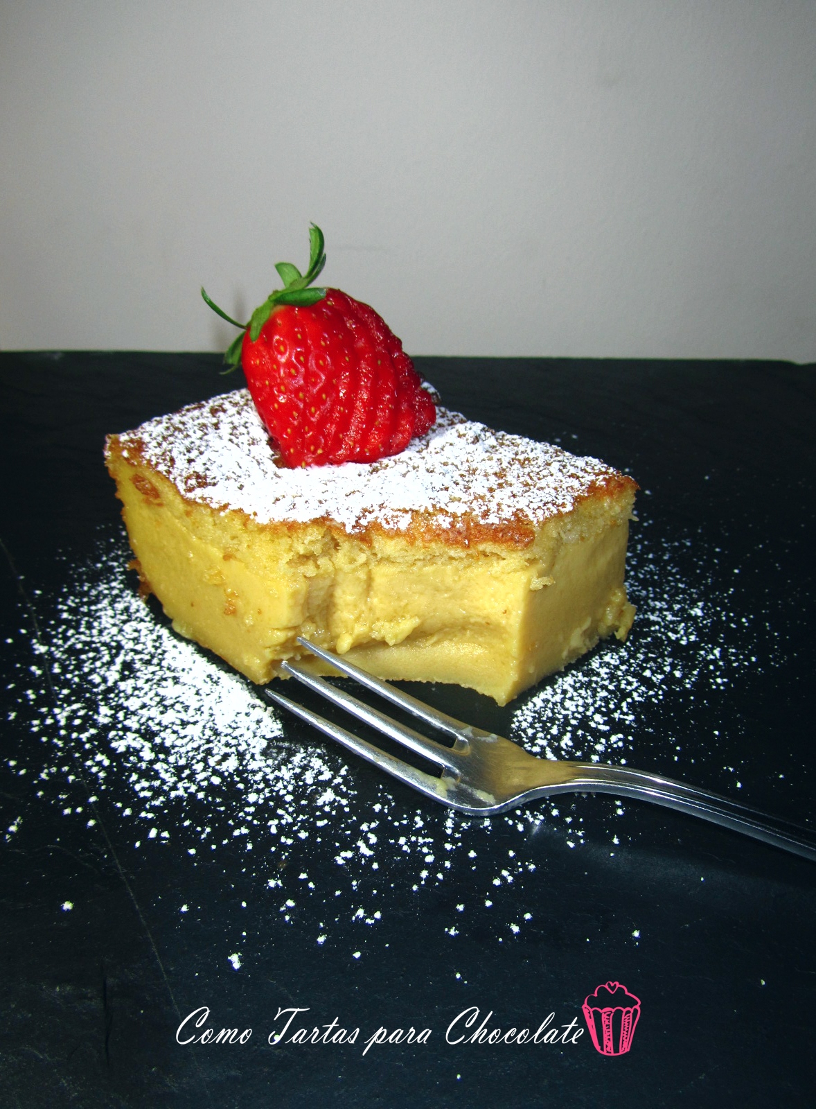 Pastel Mágico o Pastel Inteligente - Como Tartas para Chocolate