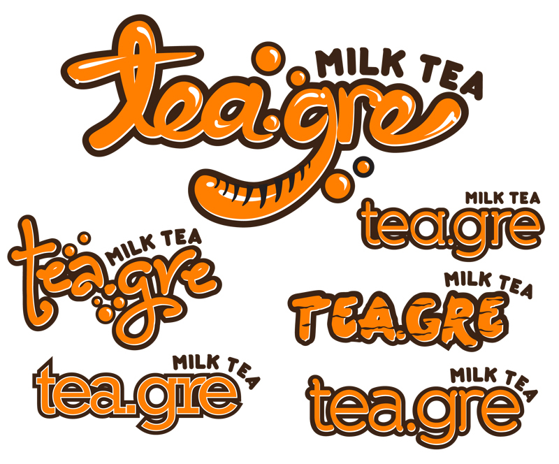 Logo Design: Tea.gre Milk Tea - csz97 Blog Folio