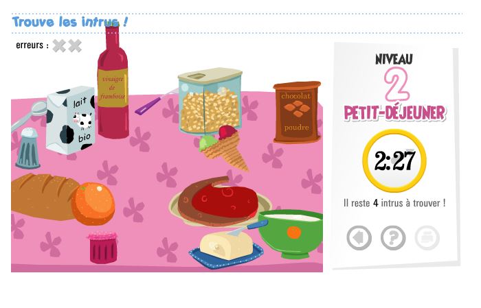 2012 Français en 4ieme: Trouve les intrus!