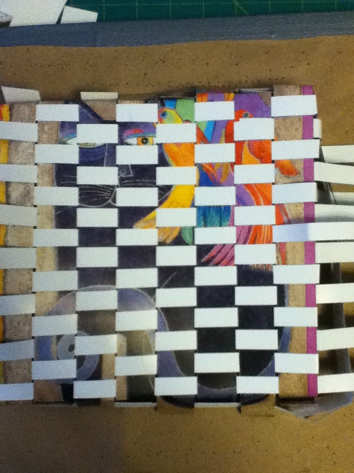 KiniaCat Crafts: Plaiting Paper instead of Hair