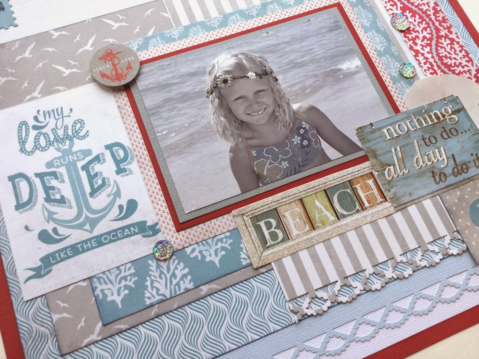 The Craftz Boutique: Seaside Layouts (Authentique)