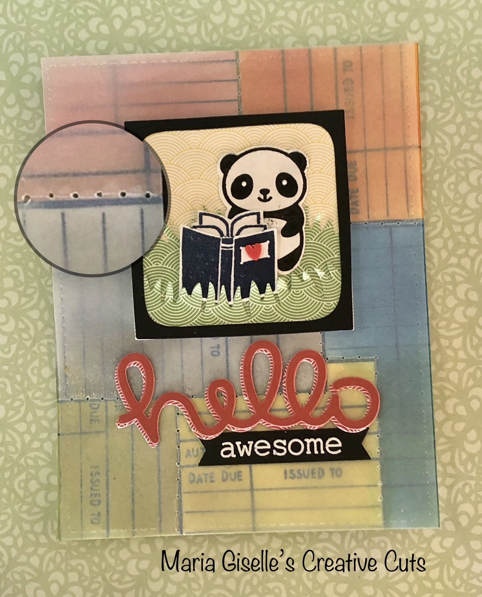Maria Giselle's Creative Cuts: School Inspired Greeting Card, Craft My ...