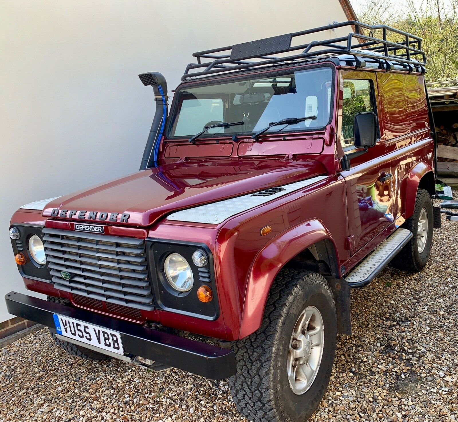 Landrover Defender: Land Rover Defender 90 TD5 County Hard Top, 2005 55 reg