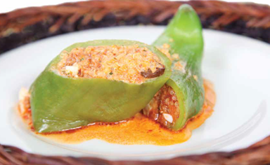 El sabor peruano, el sabor de verdad: Caigua rellena con quinua