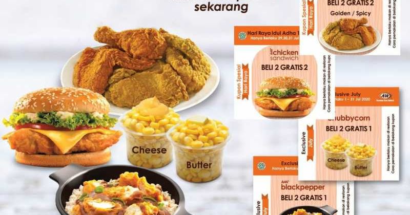 AW Restoran Promo Kupon Kalender Bulan Juli 2020 | scanharga