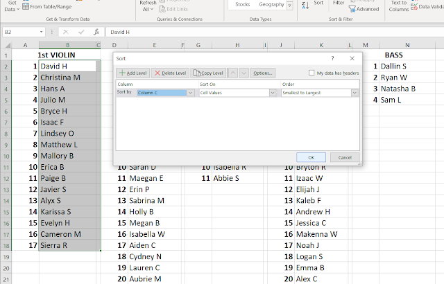 Orchestra Classroom: 2019