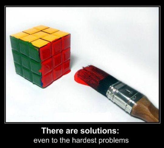 Funny Images | imthy: There is a Solution, Even to the hardest problems