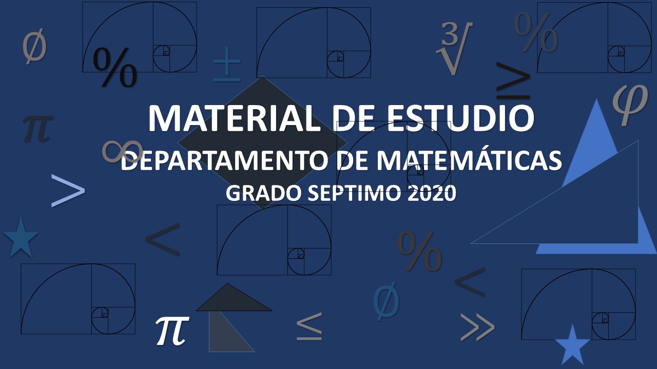 MATEMÁTICAS GRADO SEPTIMO 7-1 PAM