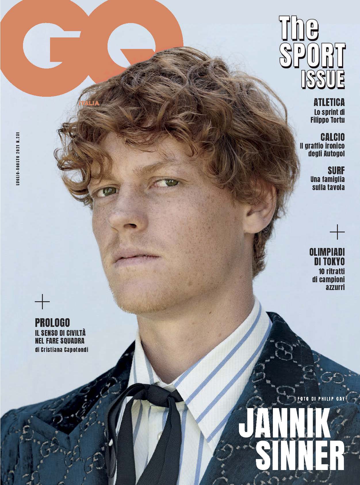 Jannik Sinner, el nuevo talento del tenis posa para GQ Italia en fotos ...