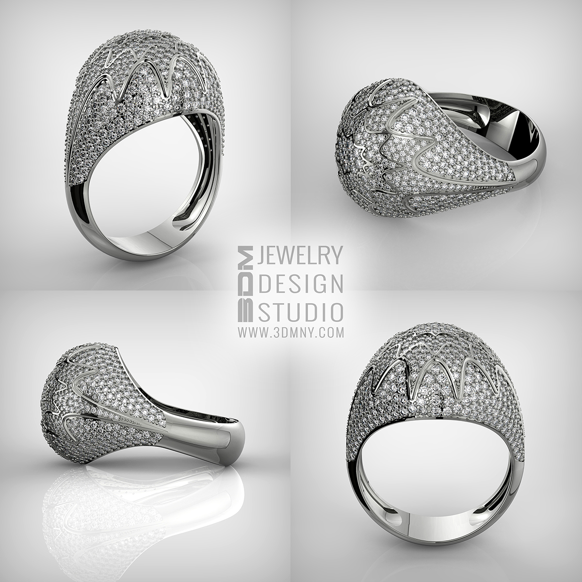 3D Jewelry Rendering Services ~ 3DM CAD Jewelry Design Studio