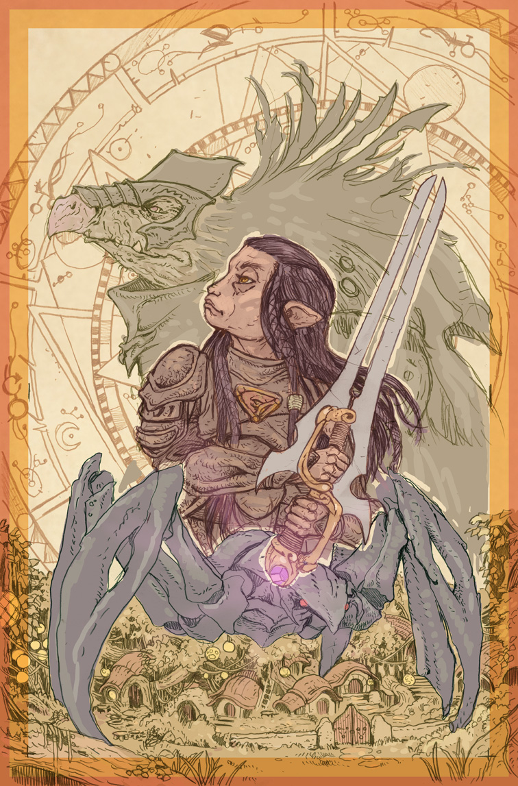 David Petersen's Blog: Dark Crystal Age of Resistance cover: Ordon