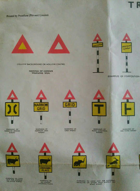 Zimbabwe Common (V.I.D) Provisional Traffic Signs