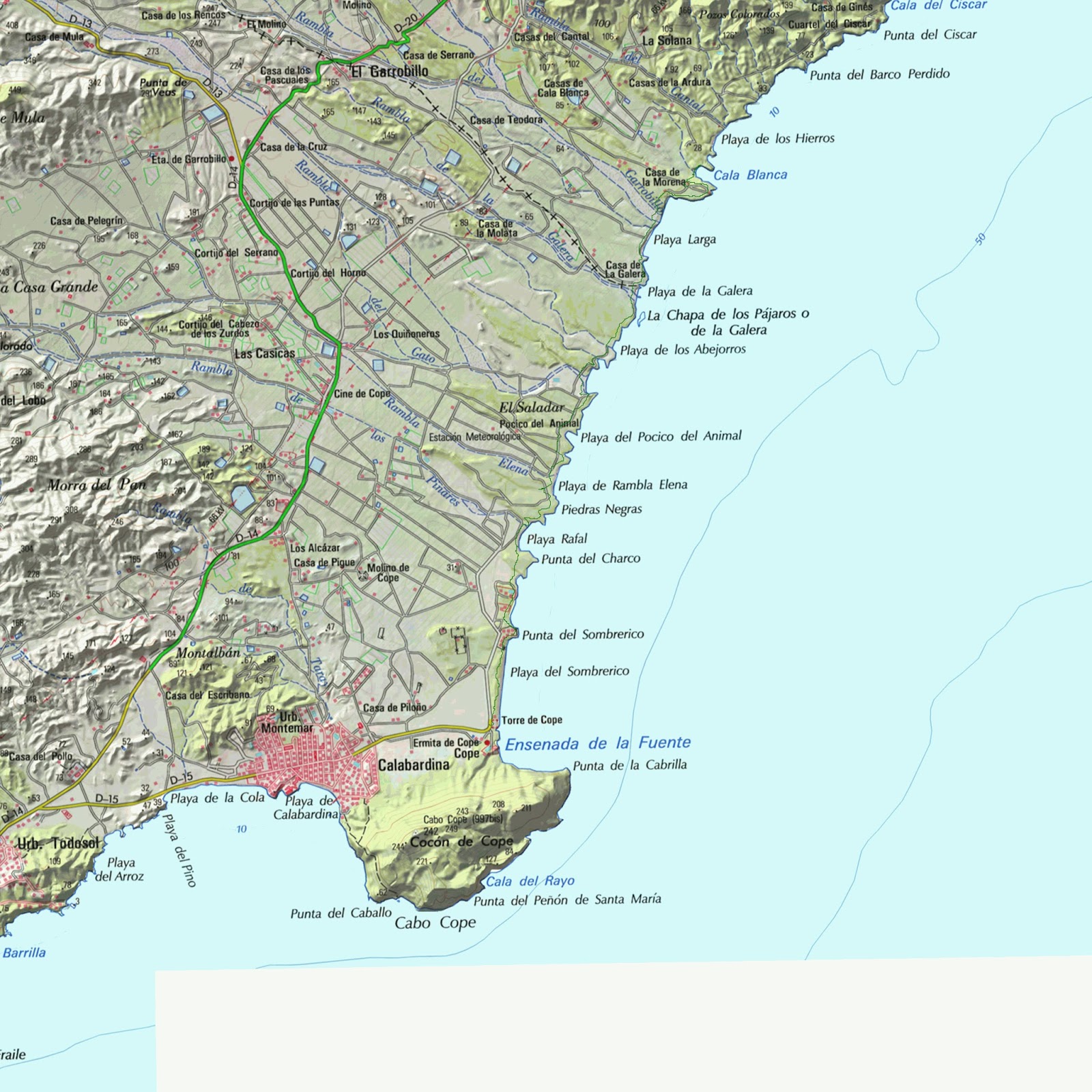 fenixavisunica .: Vacaciones 2015: GR92 en Cabo Cope, Murcia