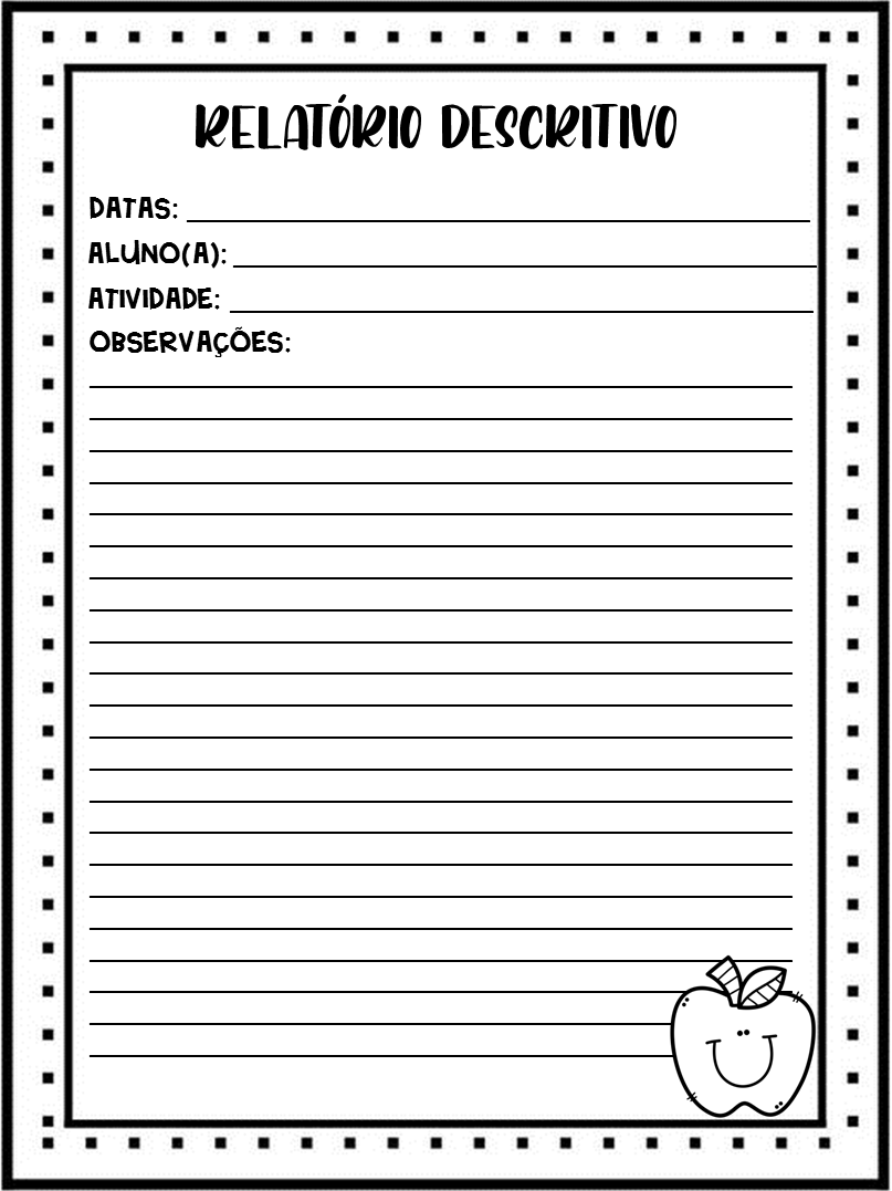 FICHA DE RELATÓRIO DESCRITIVO | Balão de Ideias