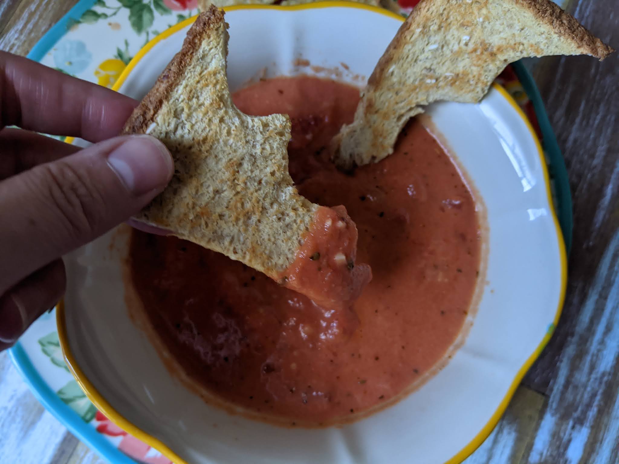 Bat Wing Soup for #SoupSaturdaySwappers