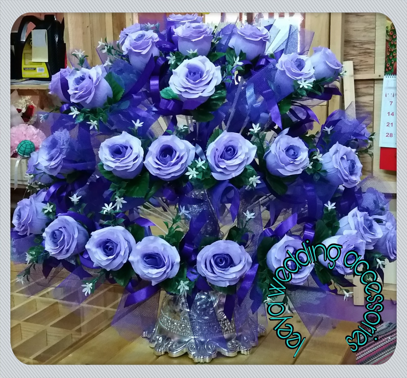 LEEYA WEDDING ACCESSORIES: BUNGA PAHAR BUSH ROSE RM2.60/PC