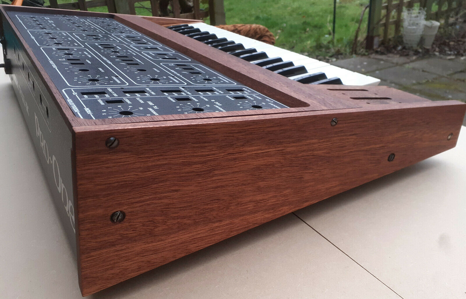 MATRIXSYNTH: Sequential Circuits Pro One Wooden Case Meranti Wood