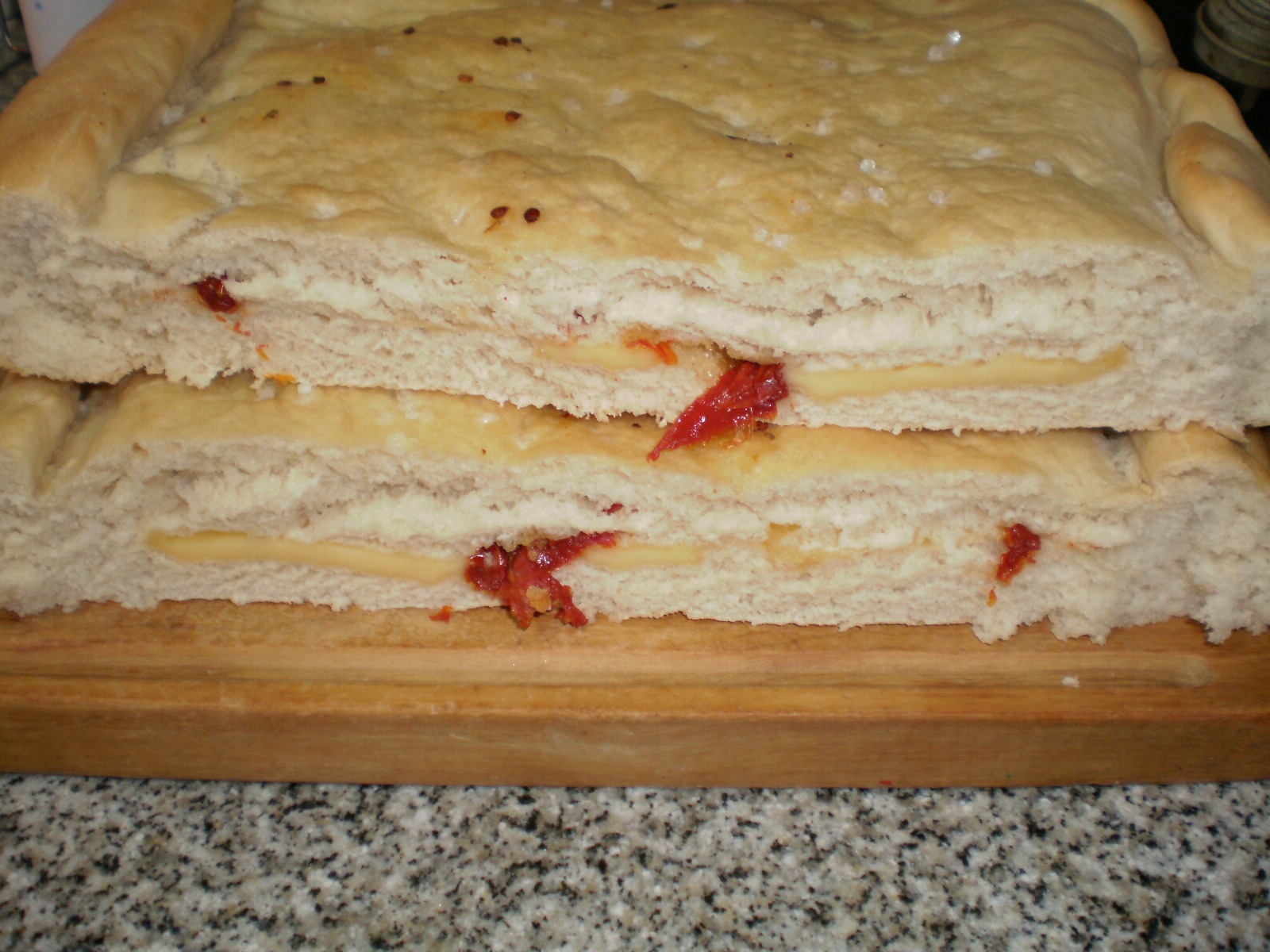 Recetas Panes Artesanales: Receta de focaccia rellena