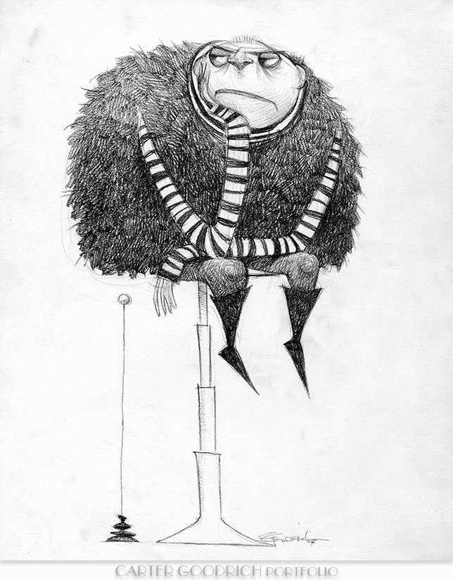 Natalia's SP Blog: Carter Goodrich - Despicable Me - Character Design